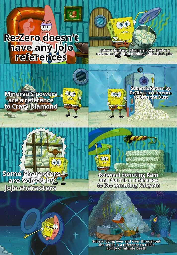ReZero is a jojo reference | Scrolller