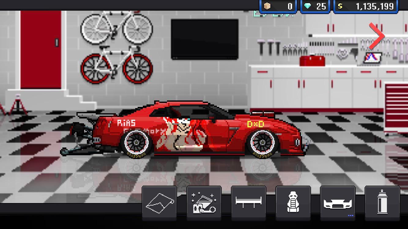 Rias custom wrap in pixel car racer | Scrolller