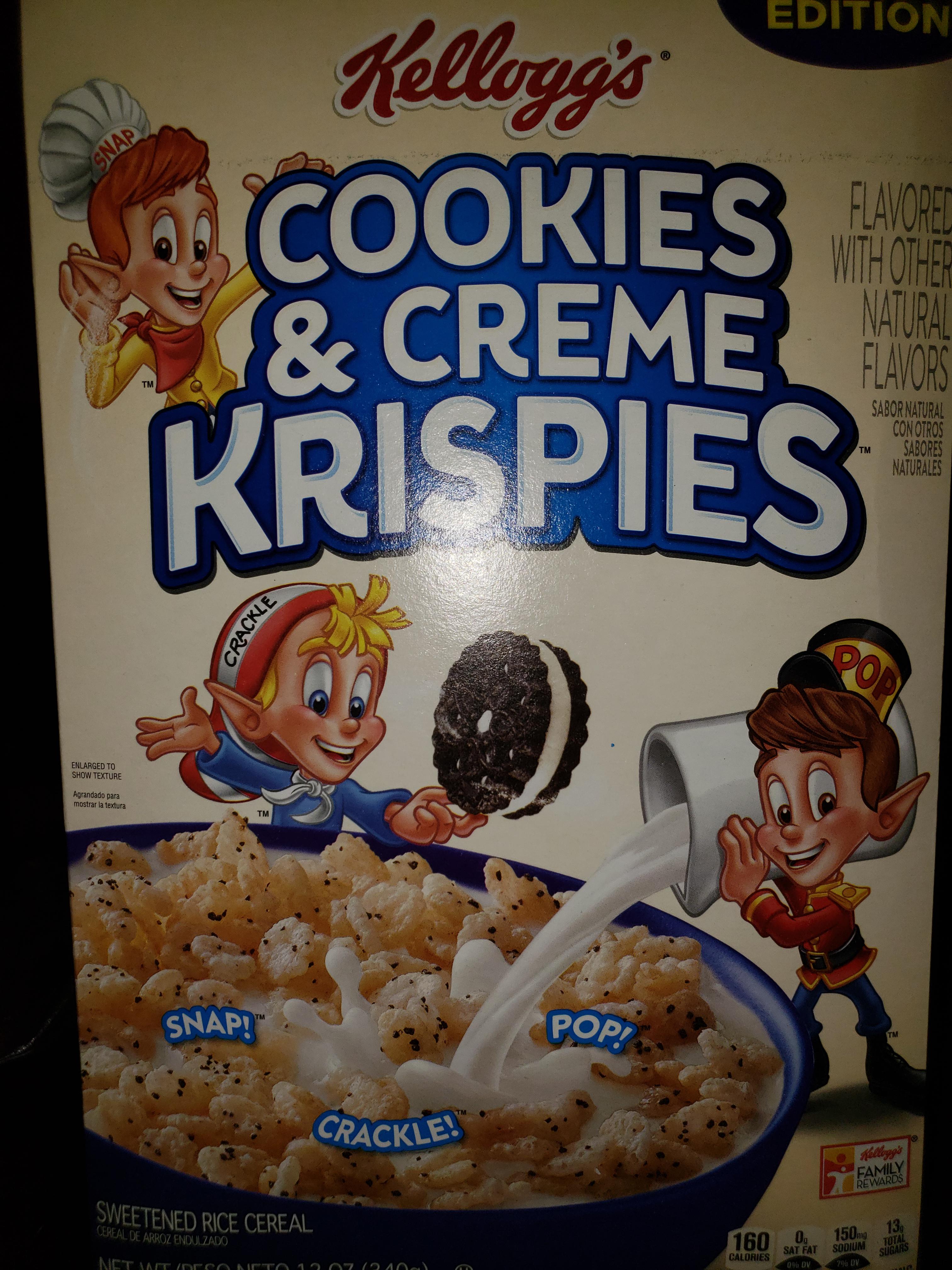 Rice Krispies Cookies and Cream | Scrolller