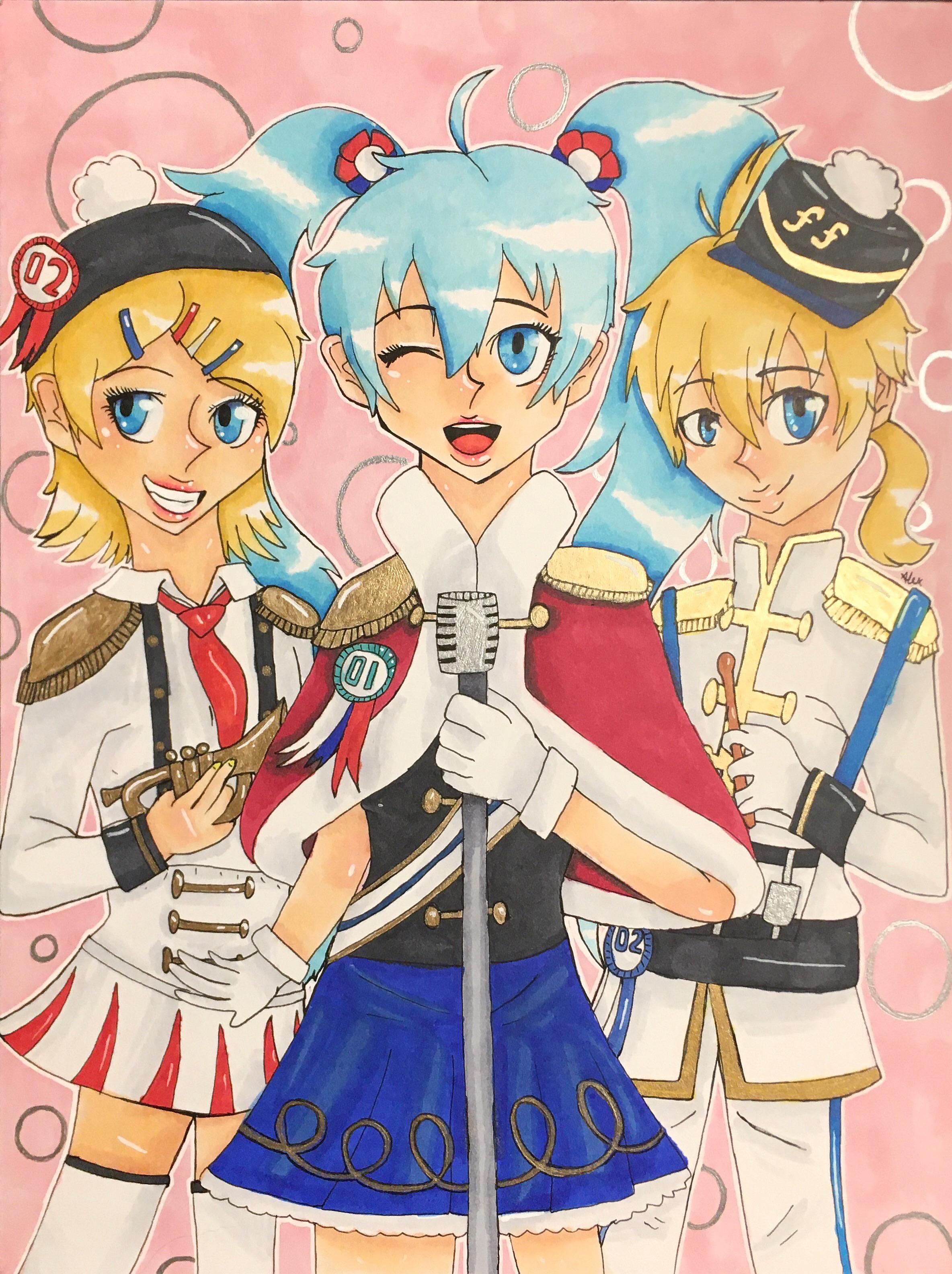 Rin and Len ft. Miku | Scrolller