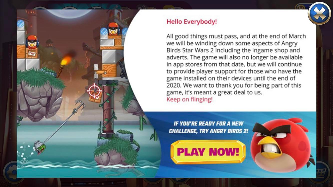 RIP Angry Birds Star Wars | Scrolller