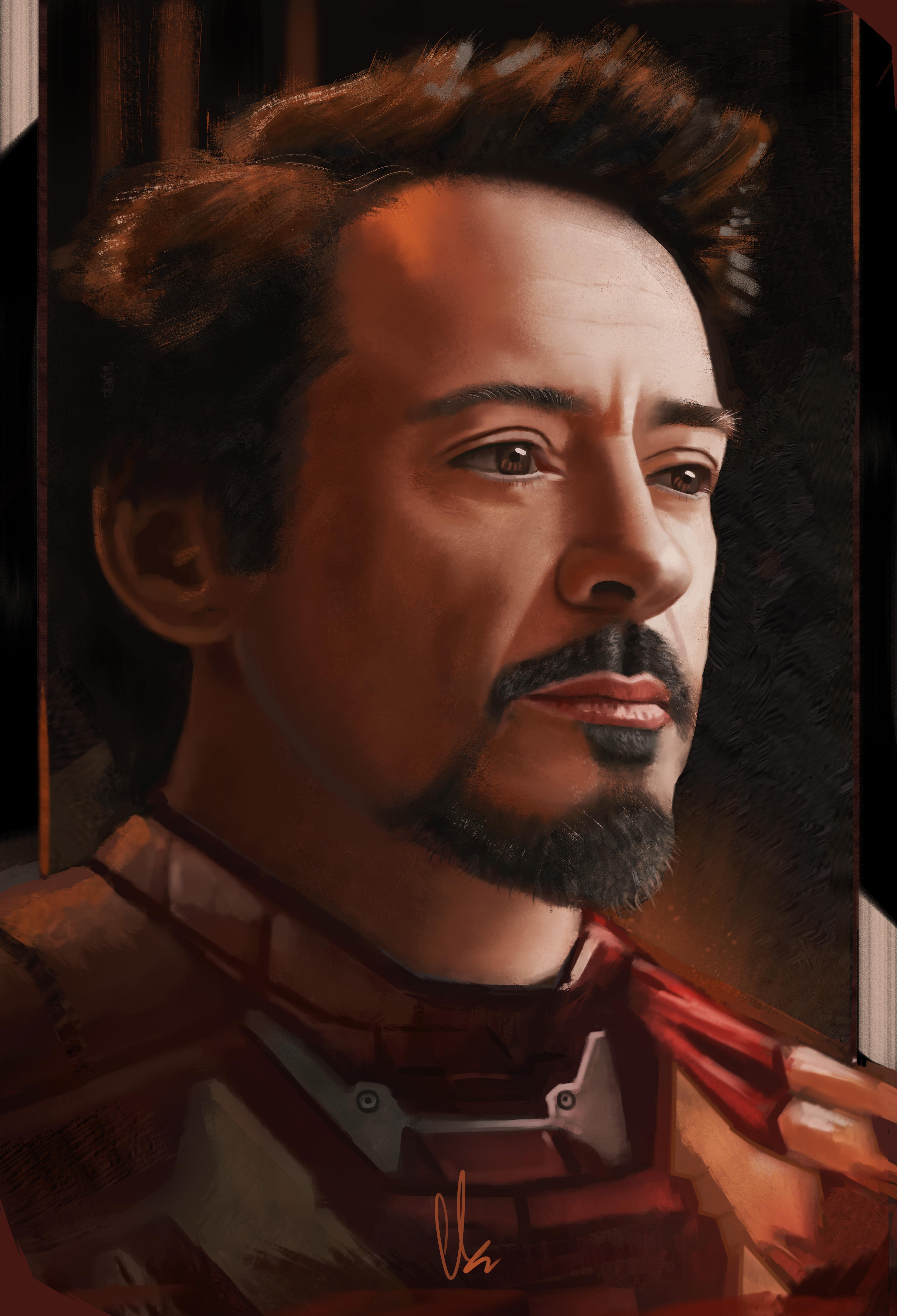 Robert Downey Jr Painted Artwork by @ClassyPaints | Scrolller