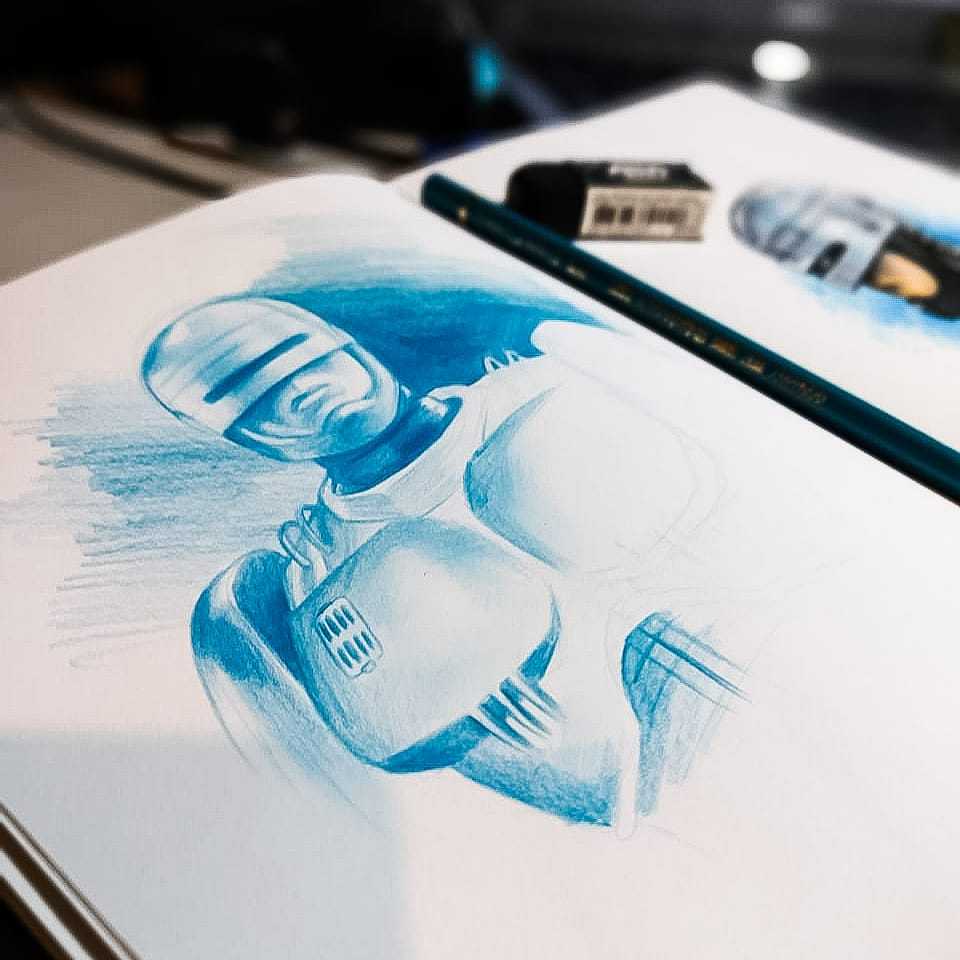 Robocop Sketch | Scrolller