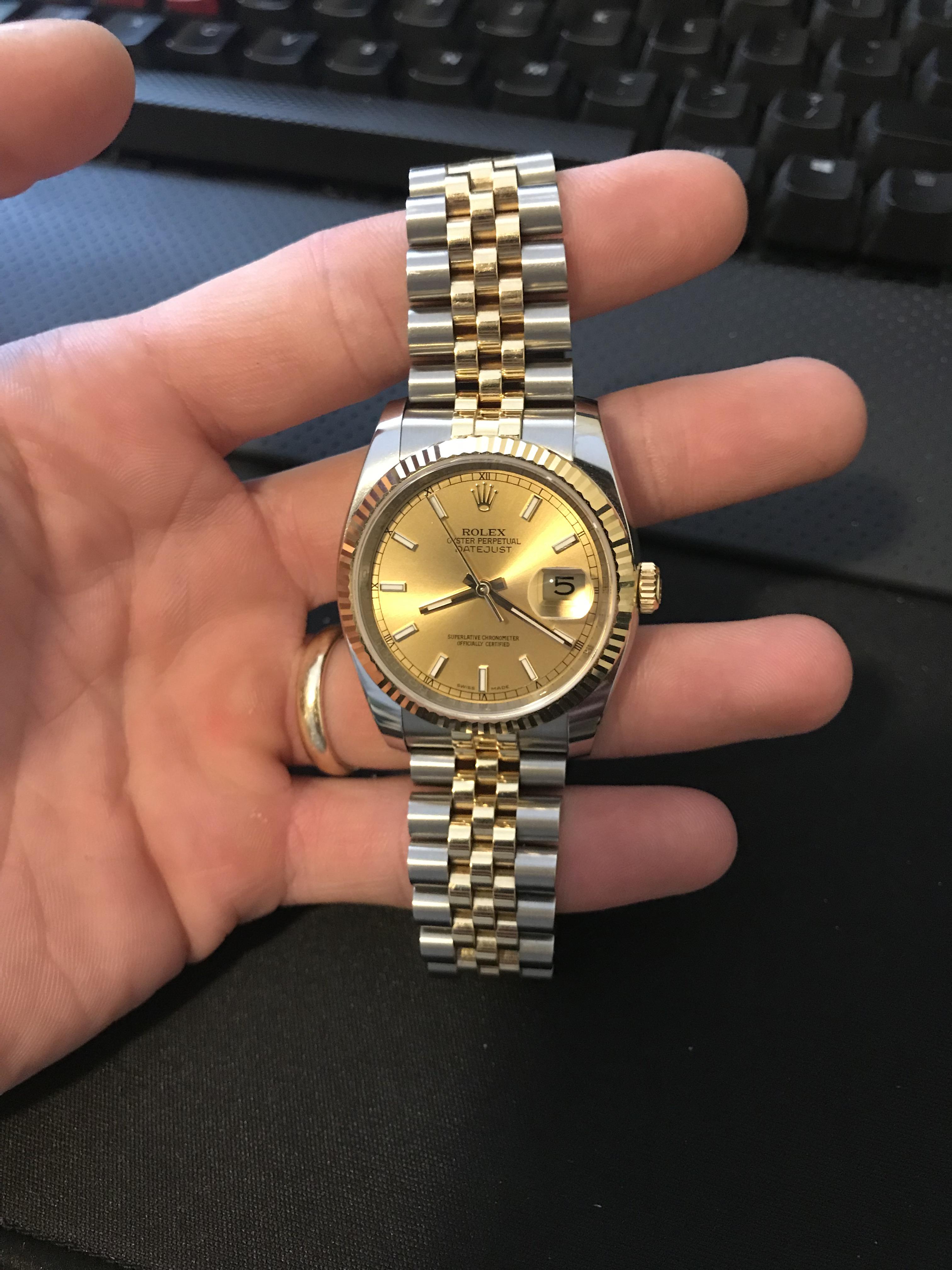 [Rolex Datejust] Top in sales at my company, was allowed to choose a gift from the Rolex store ...