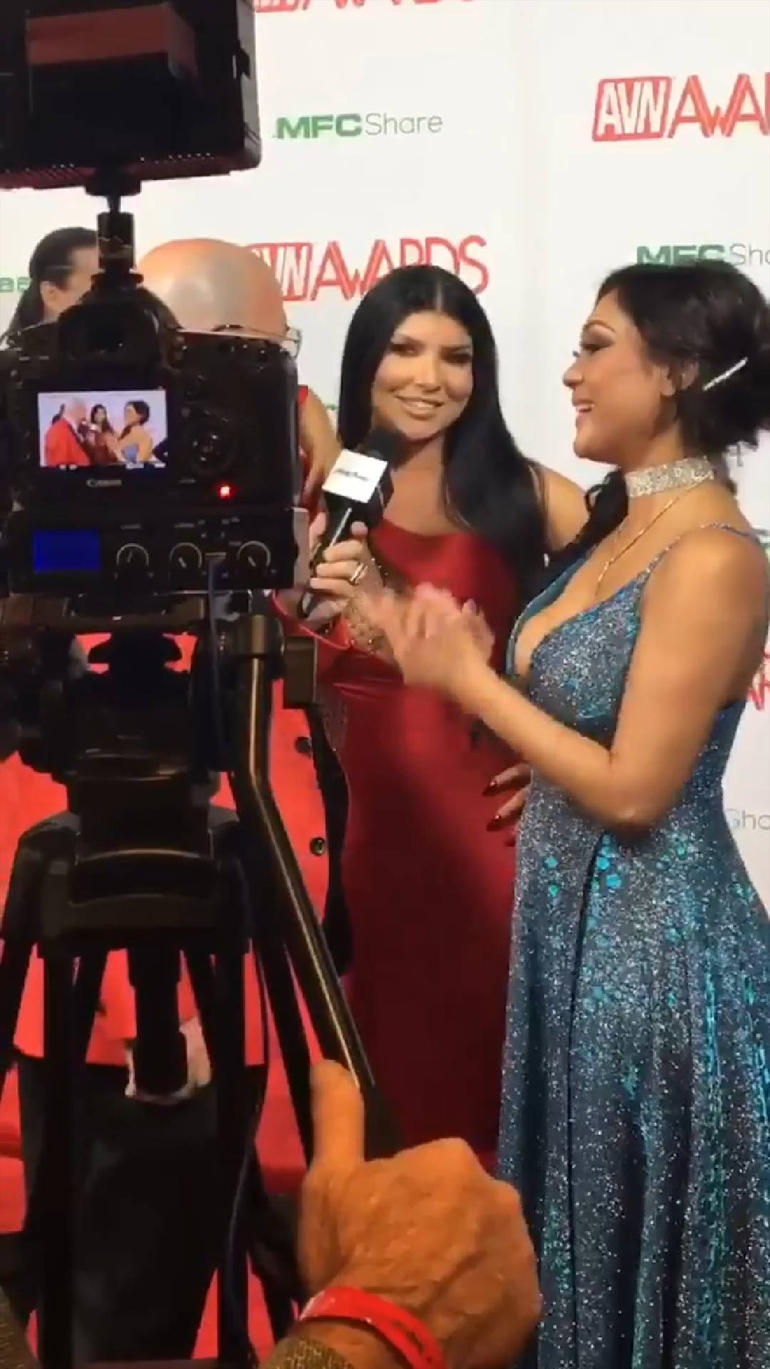 Romi Rain and Priya Anjali Rai at AVN | Scrolller