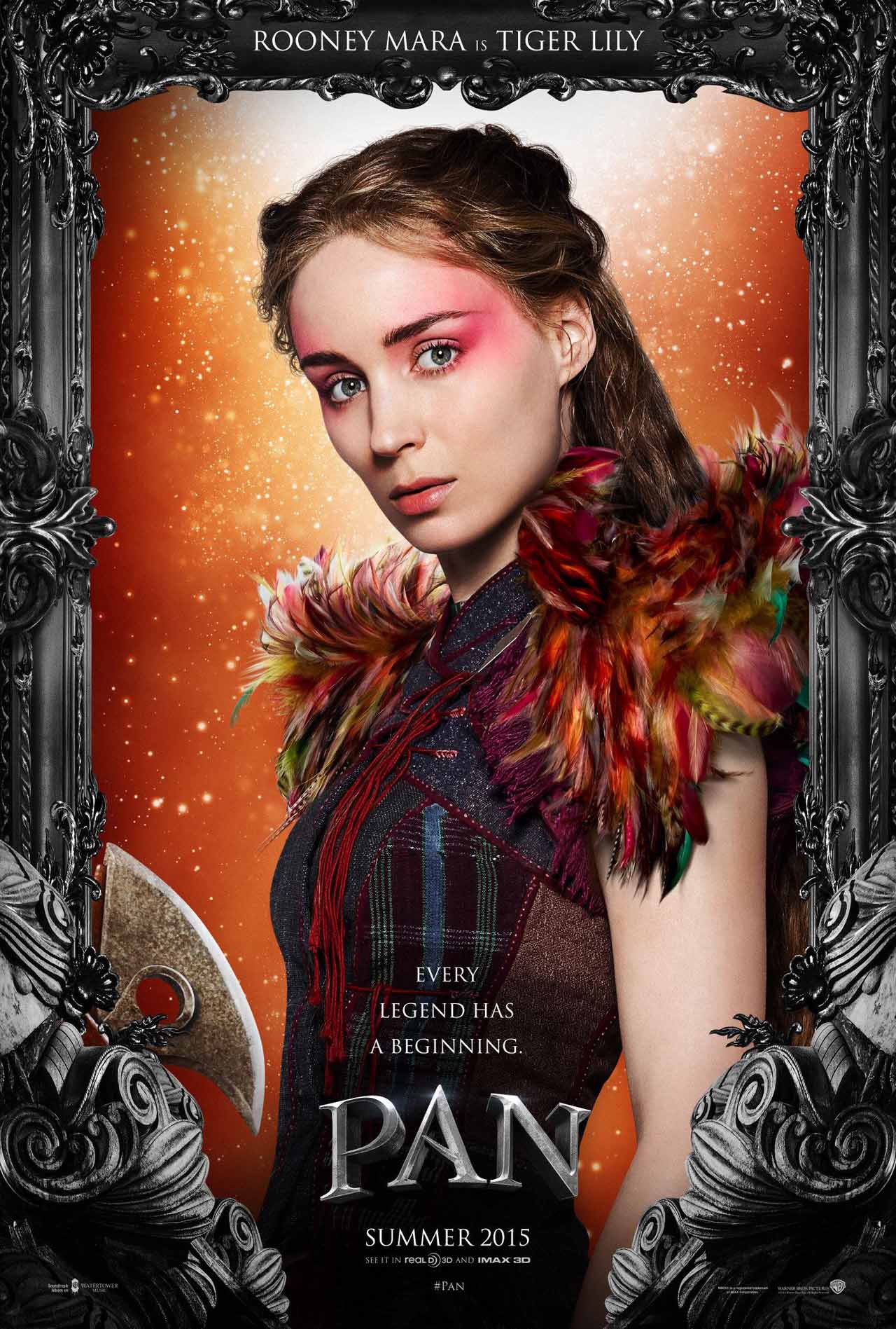 Rooney Mara as Tiger Lily in the upcoming film "Pan" | Scrolller