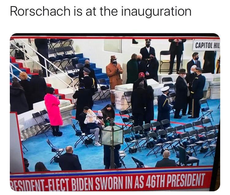 Rorschach is at the inauguration | Scrolller