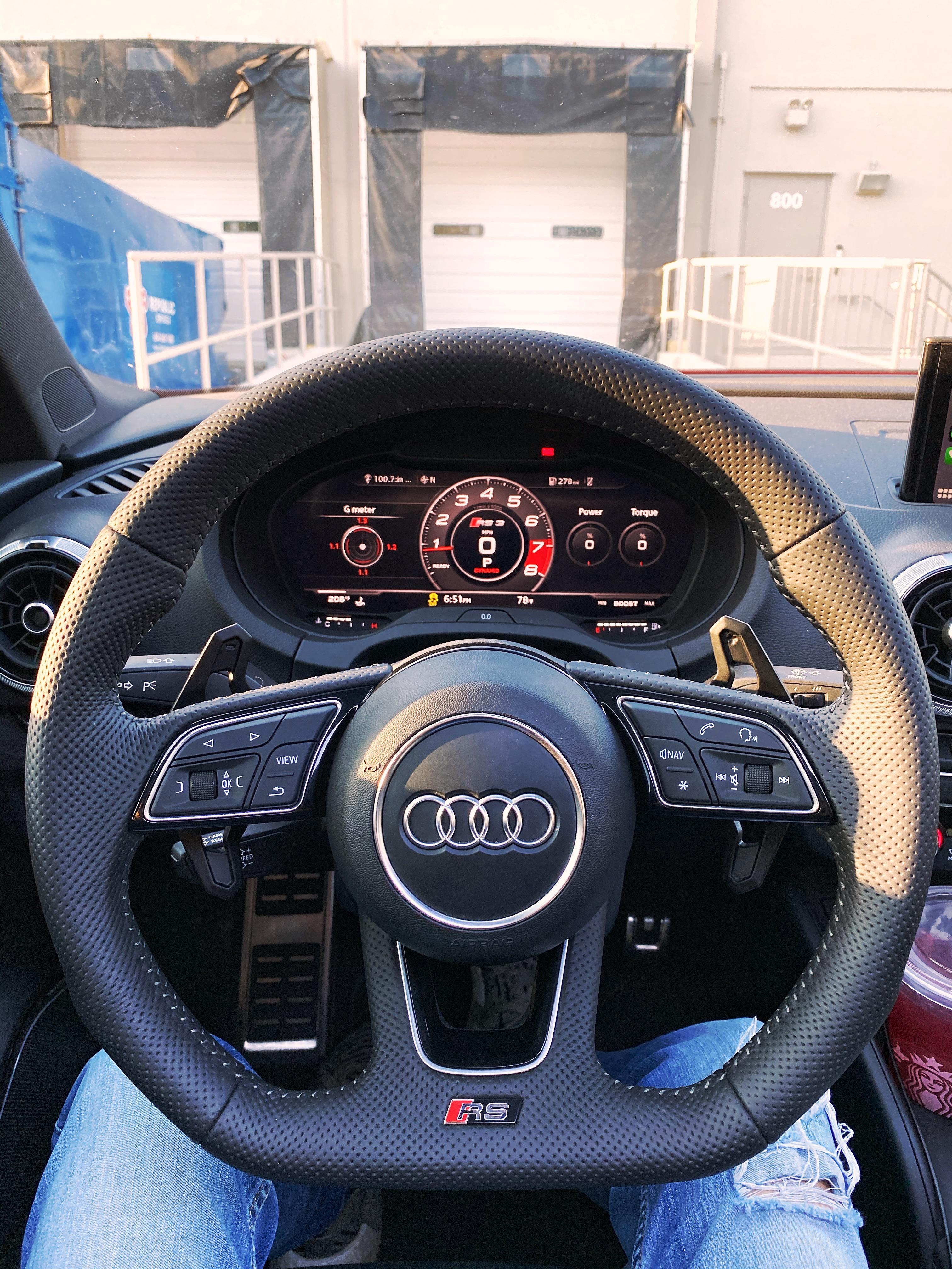 RS5 Steering wheel and Lamborghini Urus Paddles on my RS3 😍 | Scrolller
