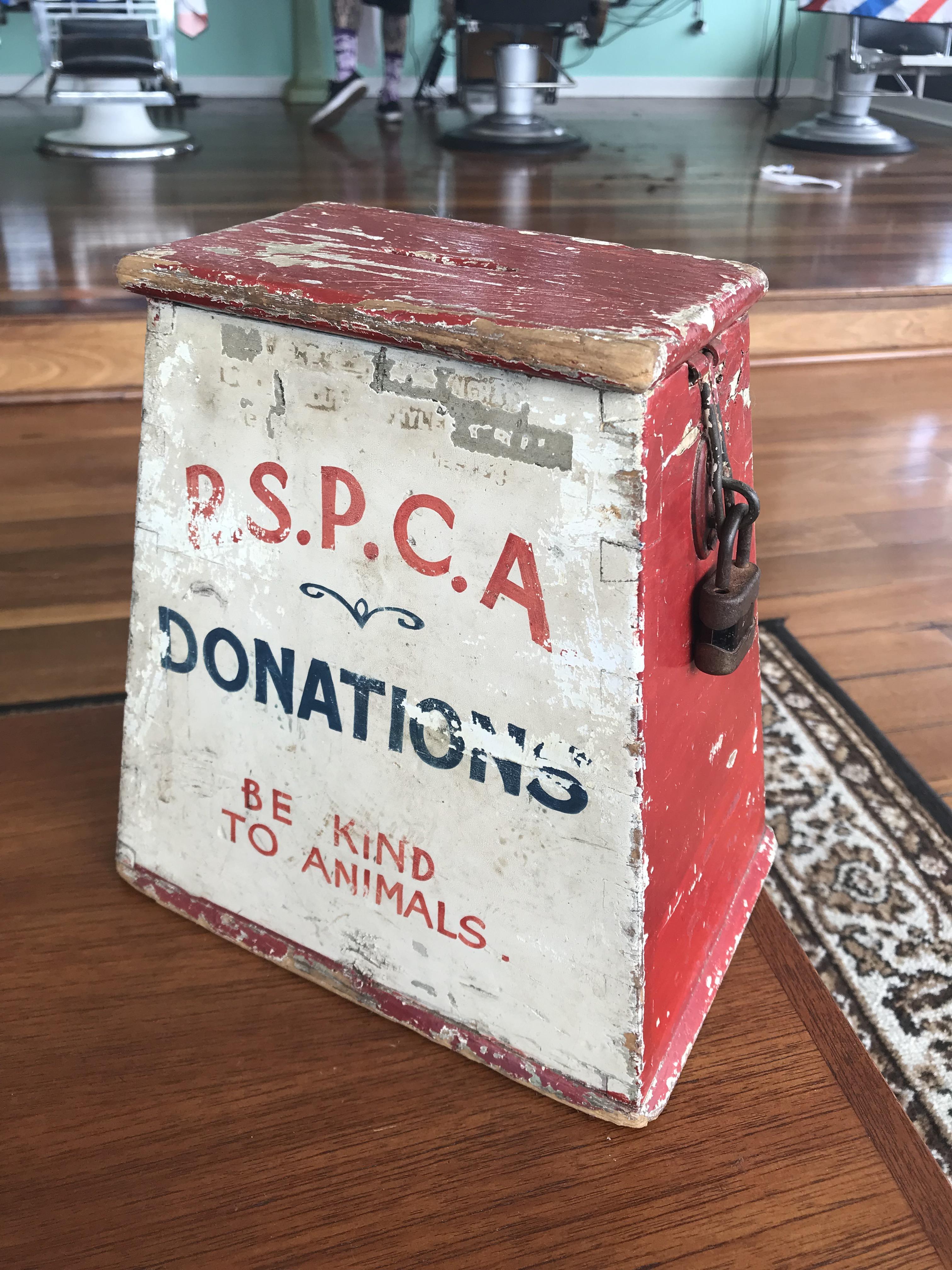 RSPCA donation box in my barber shop | Scrolller