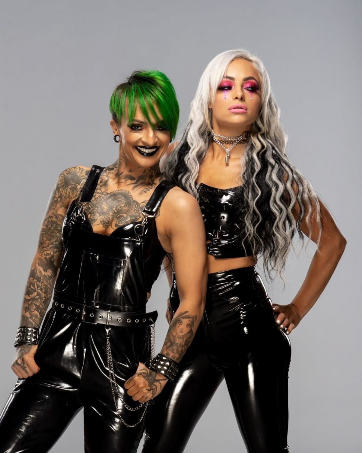 Ruby Riott And Liv Morgan Look So Sexy And Beautiful Wearing Leather | Scrolller
