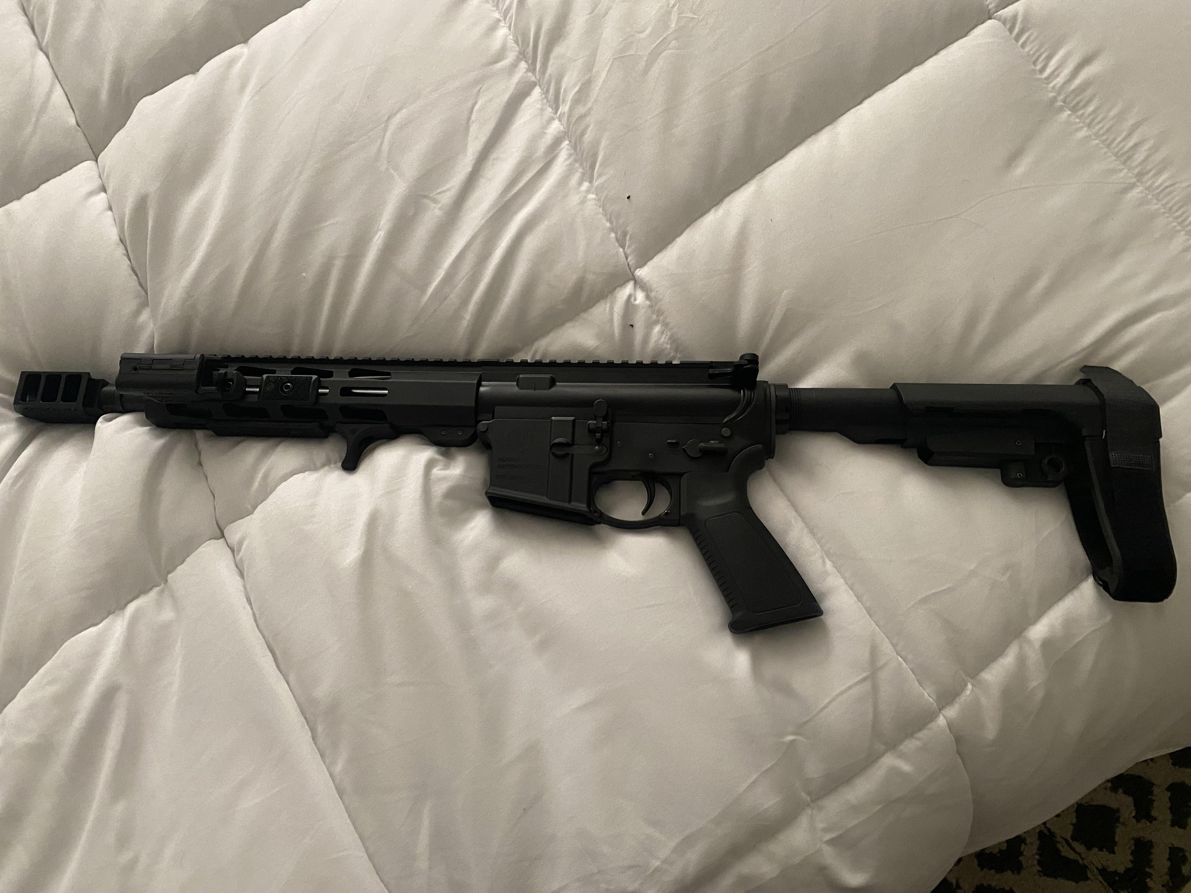 Ruger AR pistol... still waiting on sights | Scrolller