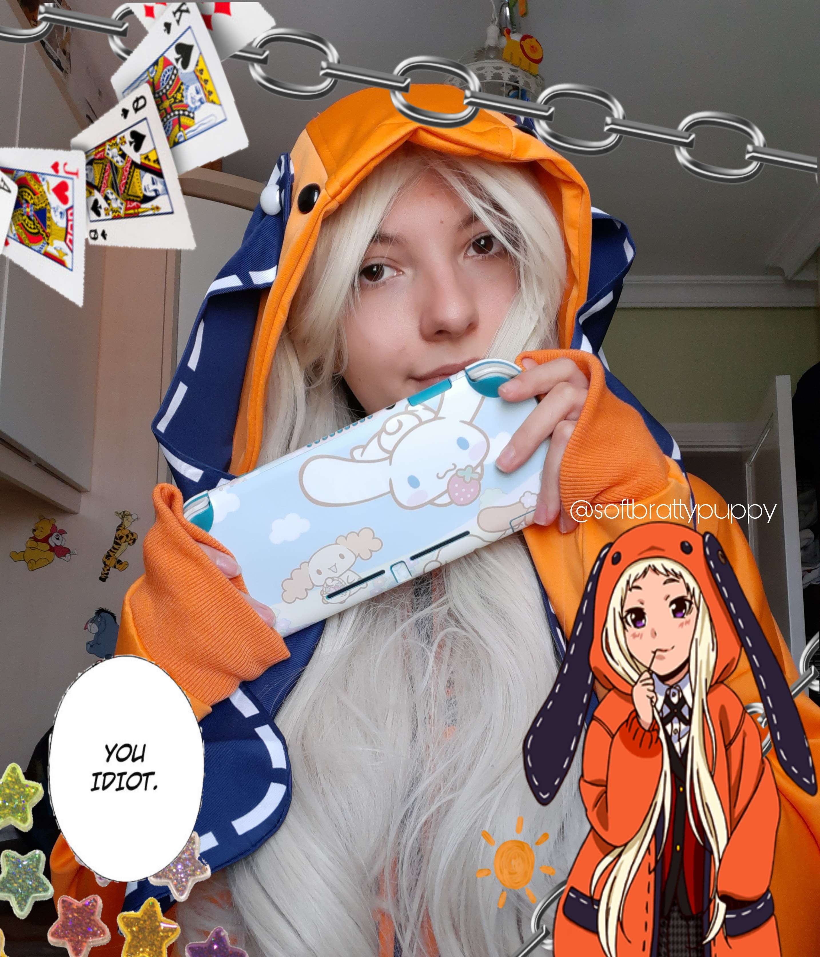 Runa yomozuki playing on her switch lite 💕 | Scrolller