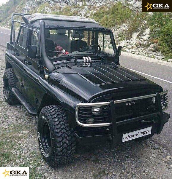 Russian UAZ HUNTER with snorkel GKA (Mountain Traveling) | Scrolller