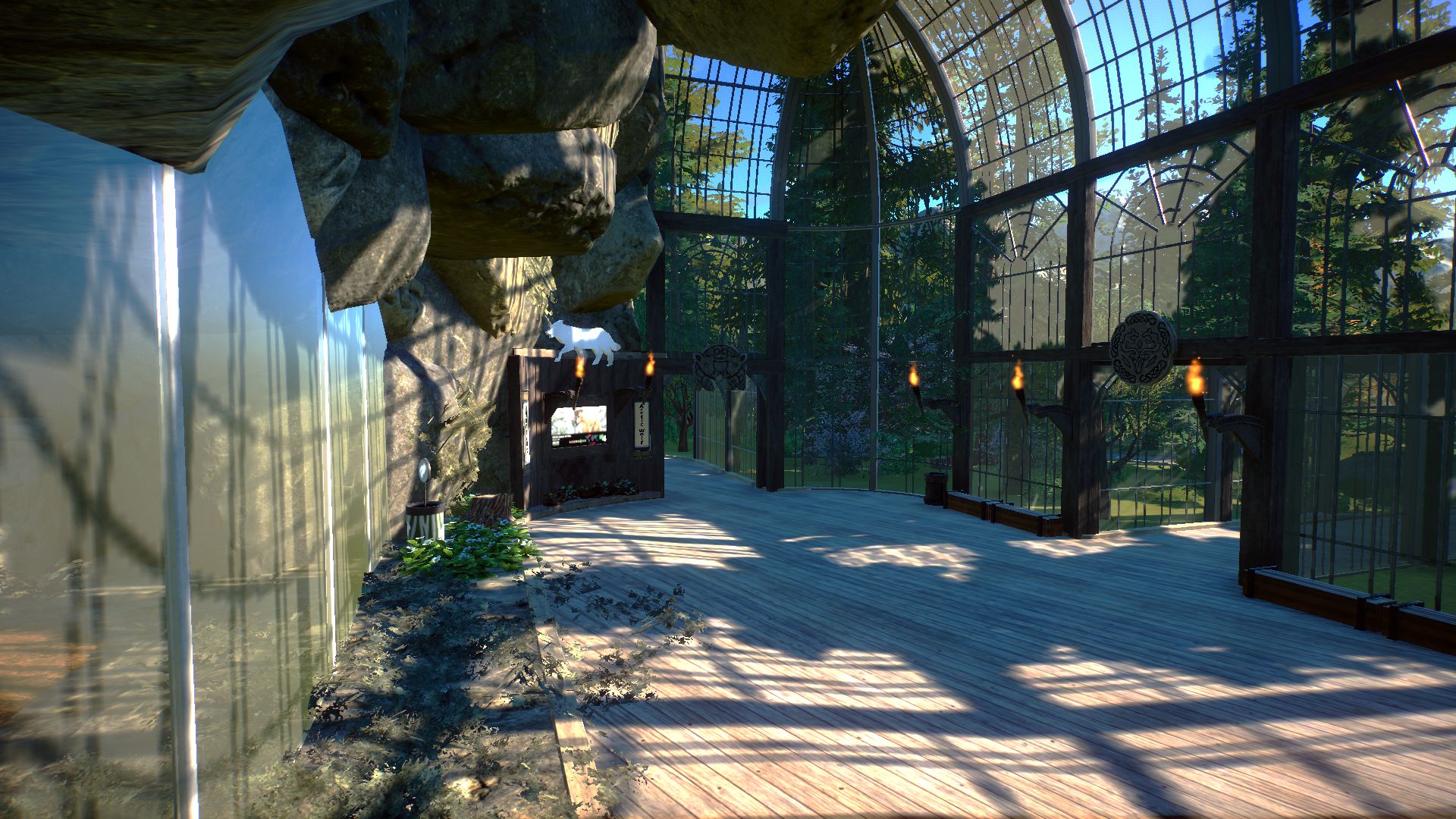 Rustic meets modern Arctic wolf education and den viewing centre | Scrolller