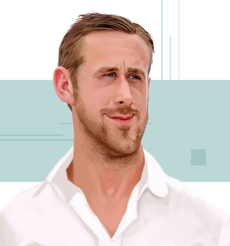 Ryan Gosling by Damion Dunn | Scrolller