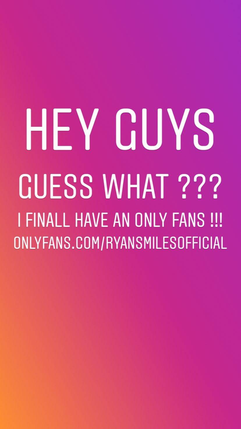 ryan smiles already has onlyfans | Scrolller