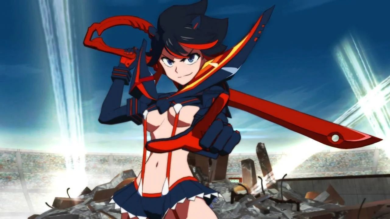 Ryuko pointing at her King | Scrolller