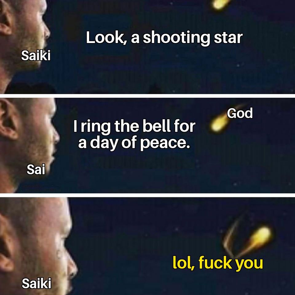 (S1 spoiler) day 7 of 7 daily Saiki memes | Scrolller