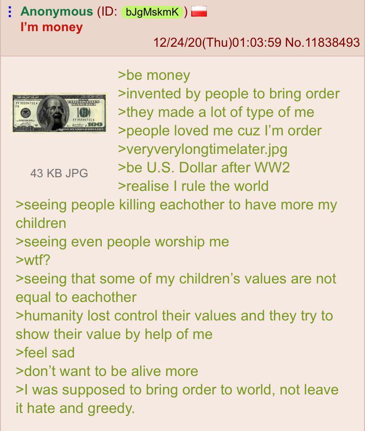 Sad Anon Money | Scrolller