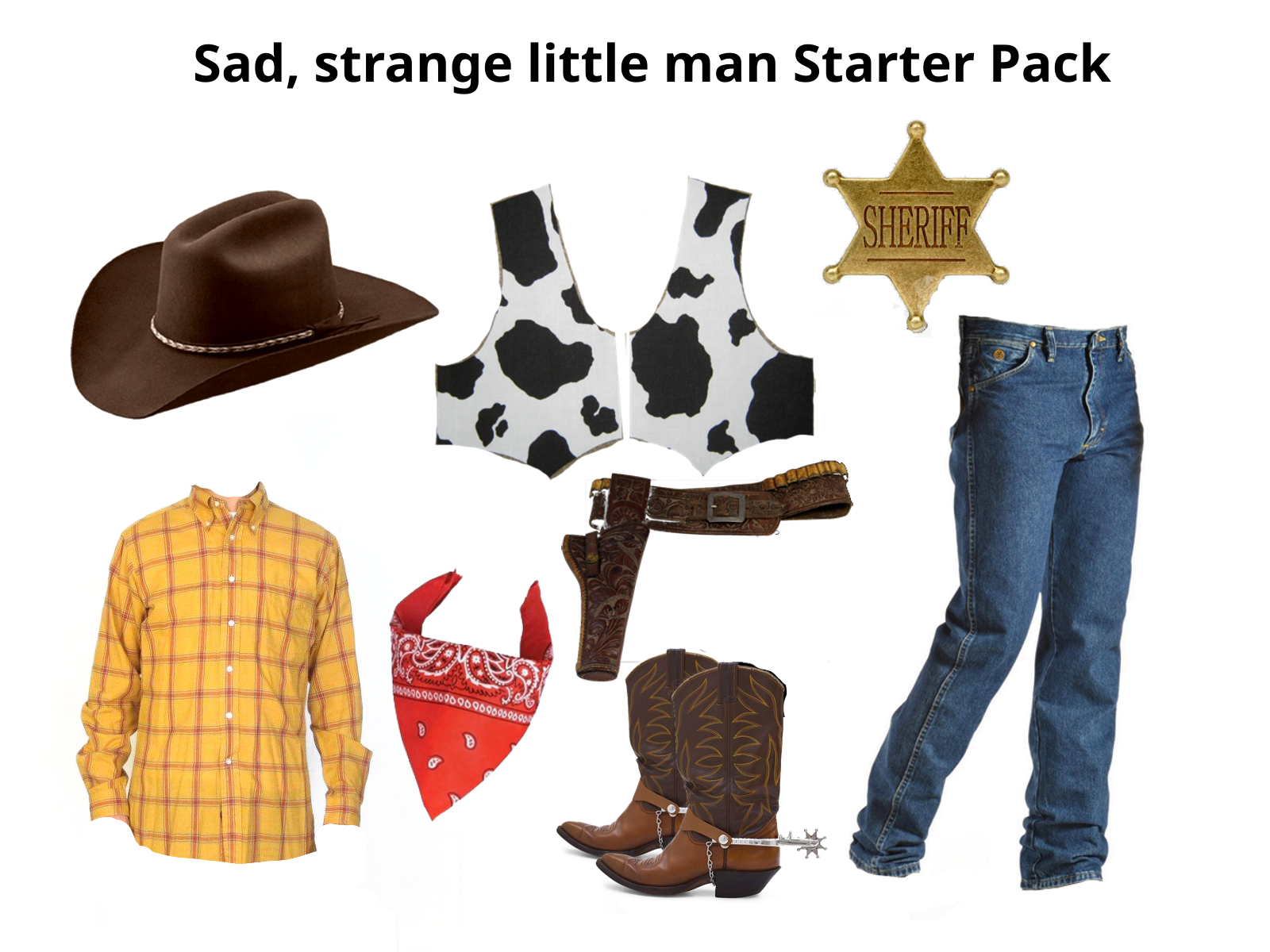 Sad, strange little man Starter Pack | Scrolller