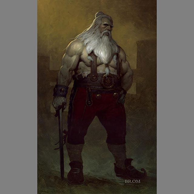 Saint Nicholas by Gerald Brom | Scrolller