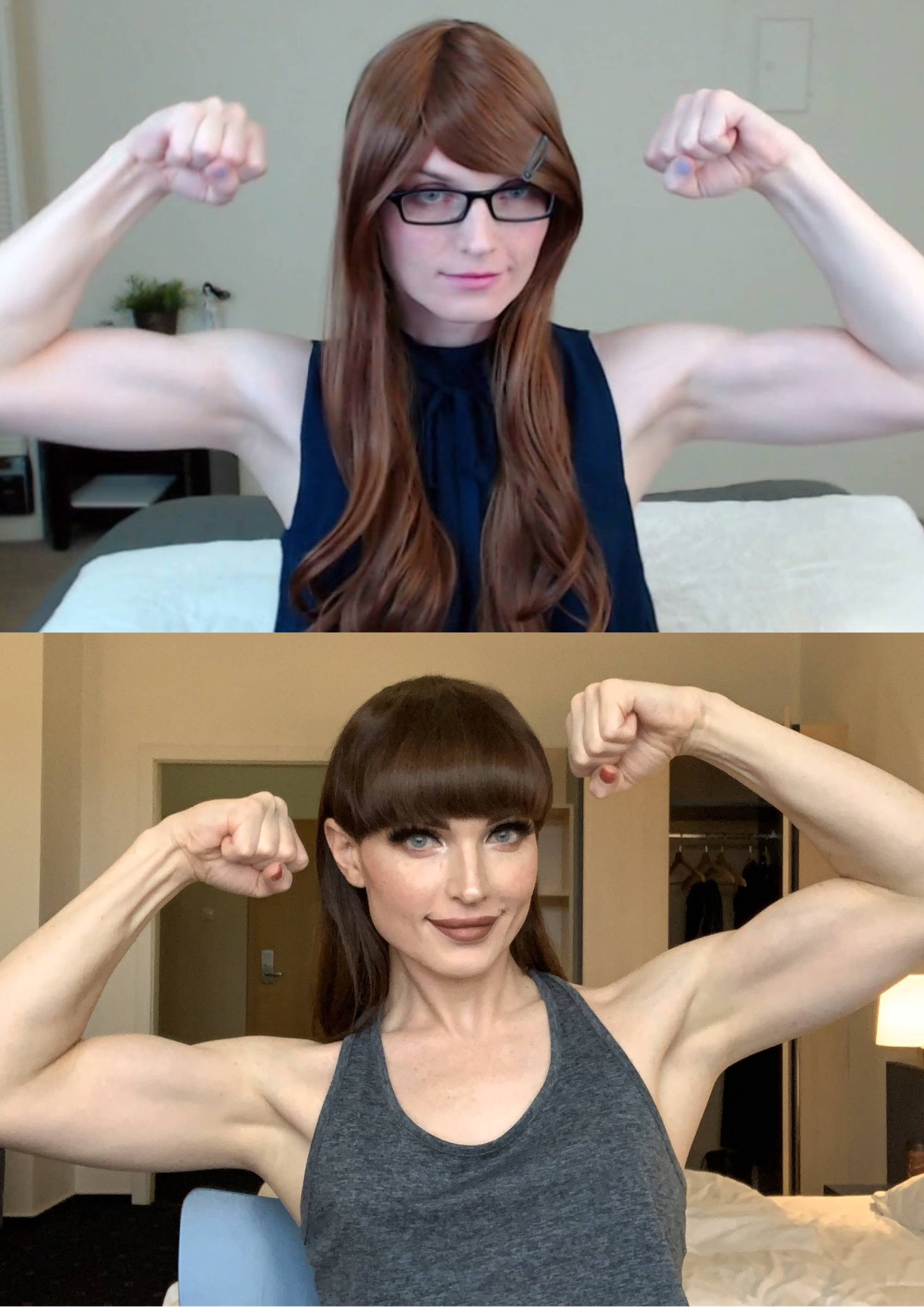 Same pose, a few years apart. | Scrolller