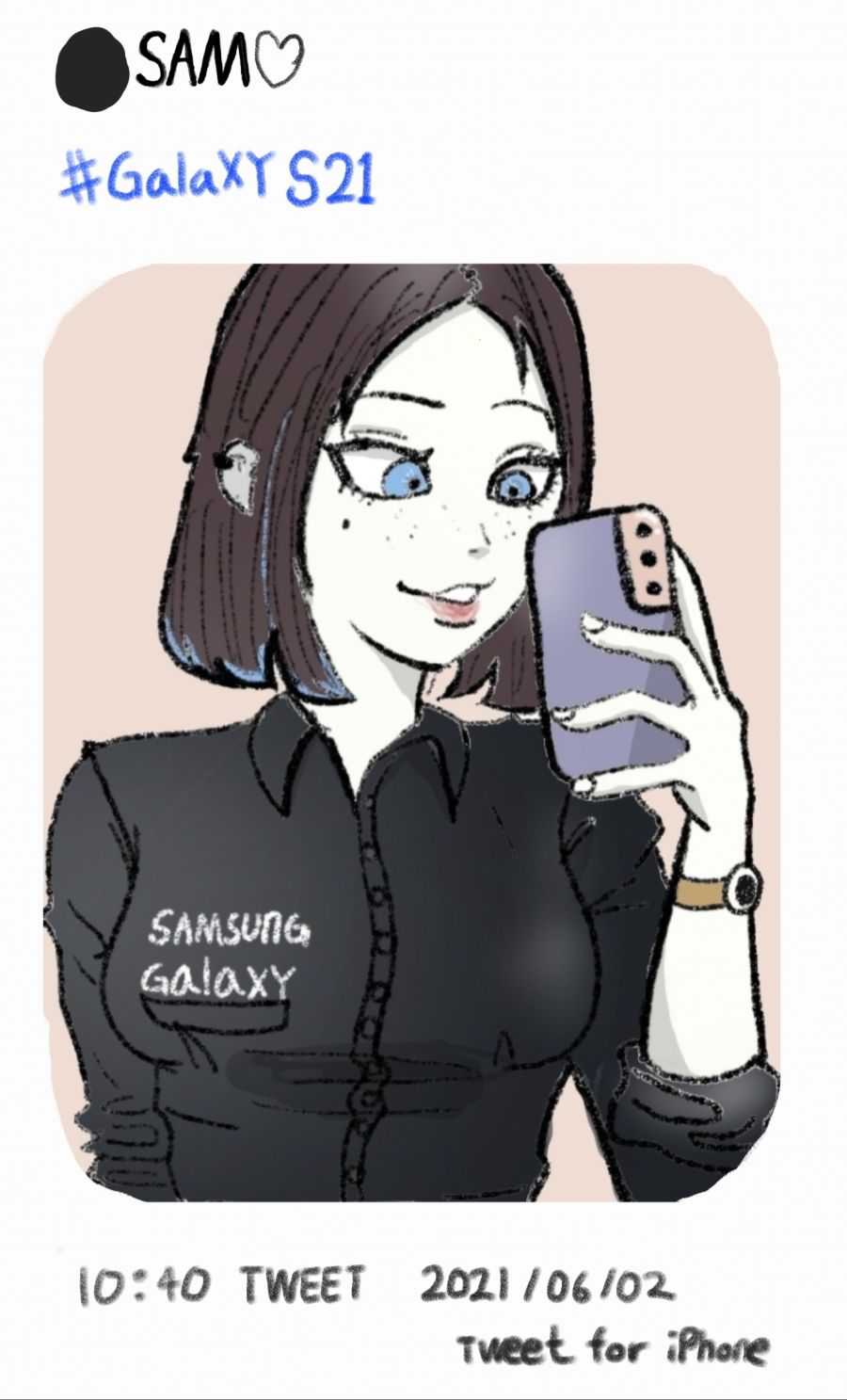 samsung girl mistake | Scrolller