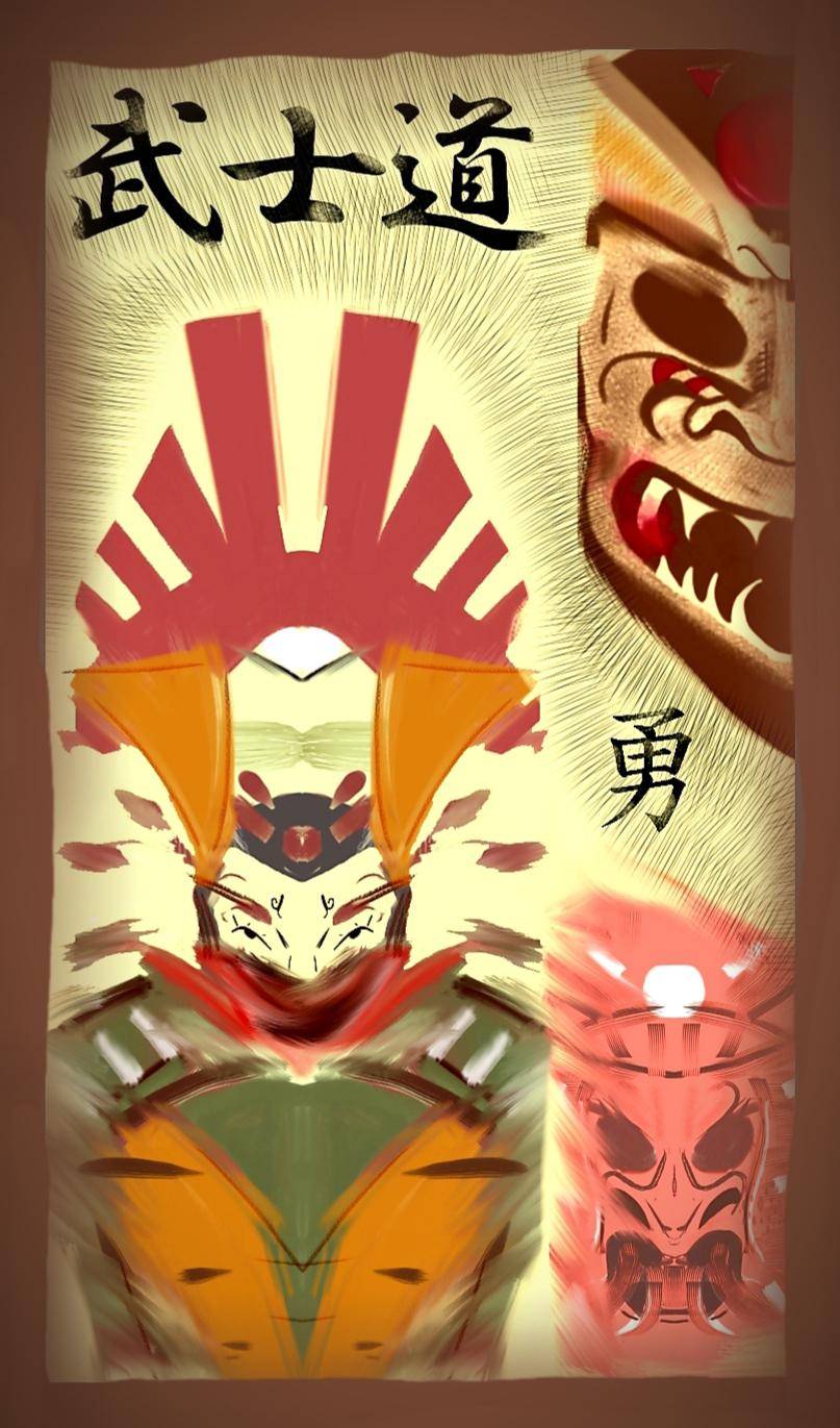 Samurai art I made | Scrolller