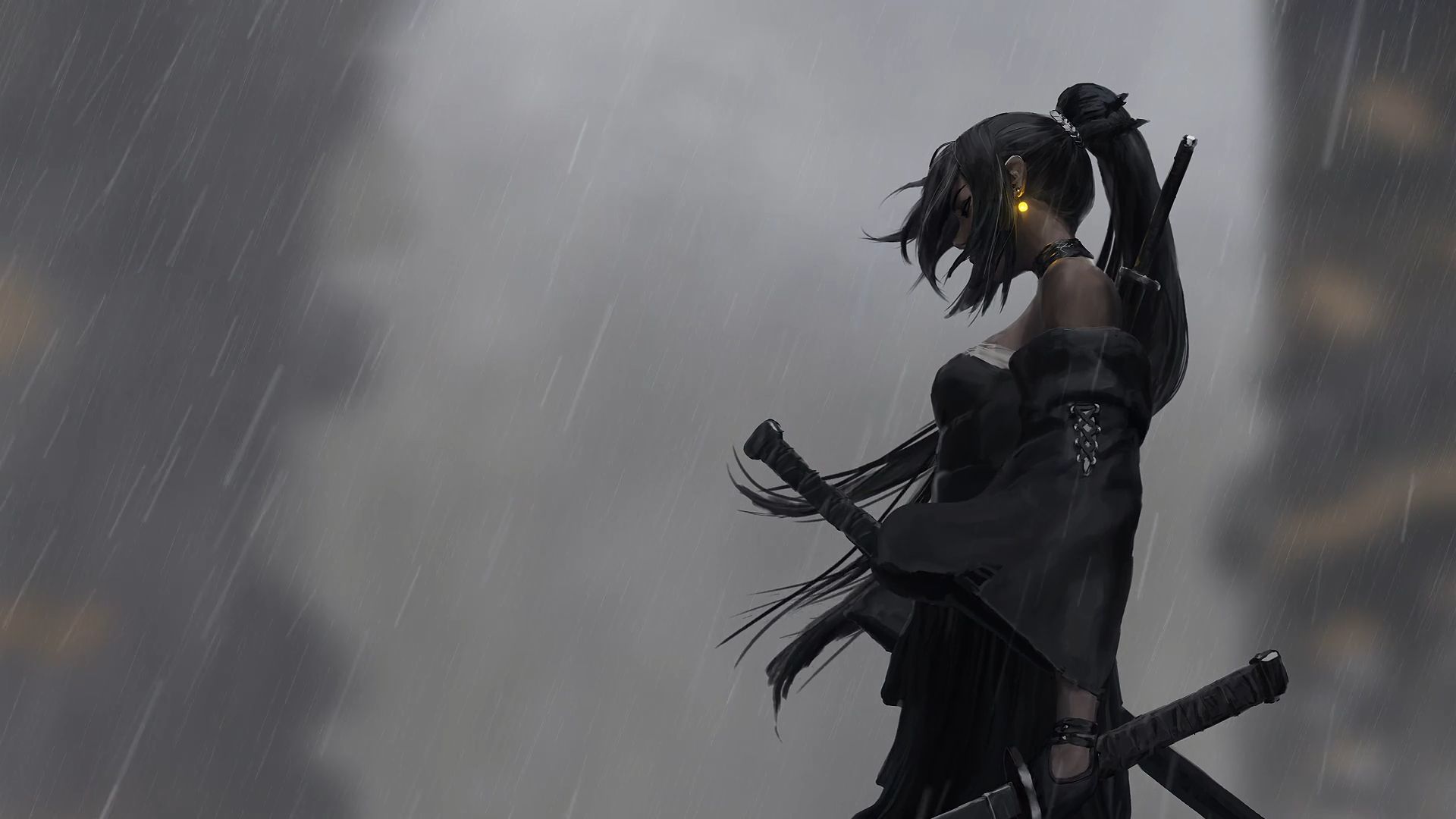 Samurai woman [1920x1080] | Scrolller