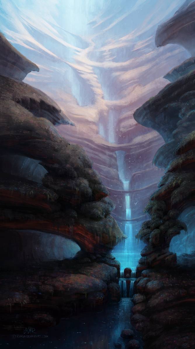 Sanctuary by Kiarya (x-post /r/ImaginaryCanyons) | Scrolller