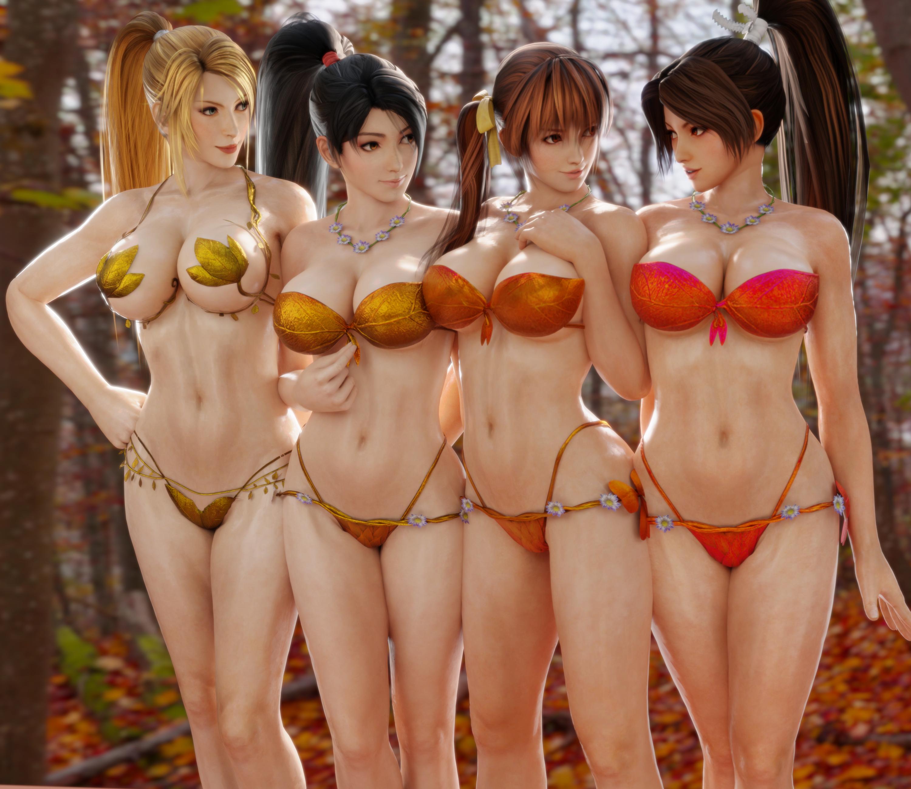 Sarah, Momiji, Kasumi and Mai (AdeptusInfinitus) | Scrolller