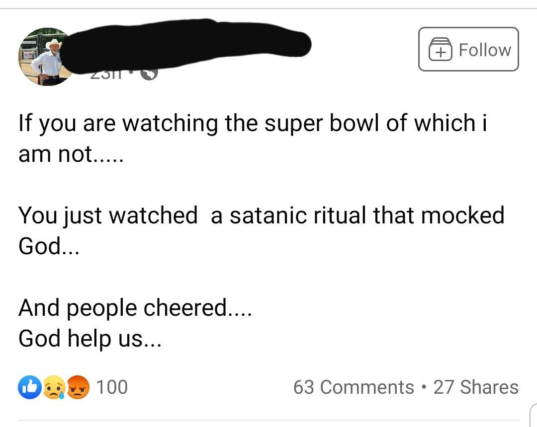 Satanic Super Bowl | Scrolller