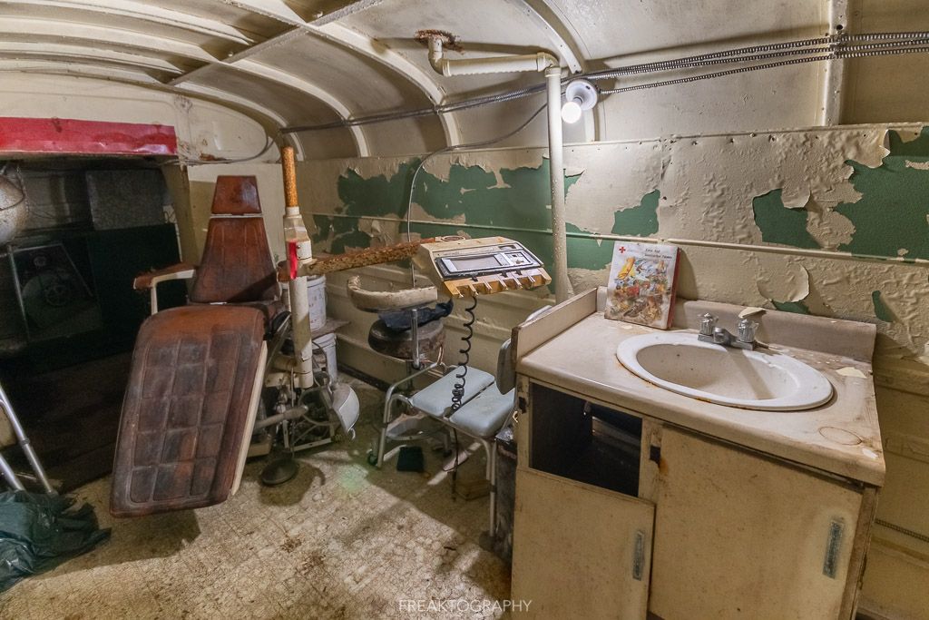 Satan's Dentists Office, inside a 40 year old underground nuclear bunker (OC) 2048x1365 | Scrolller