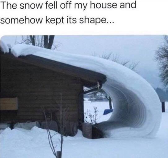 Satisfying snowfall | Scrolller