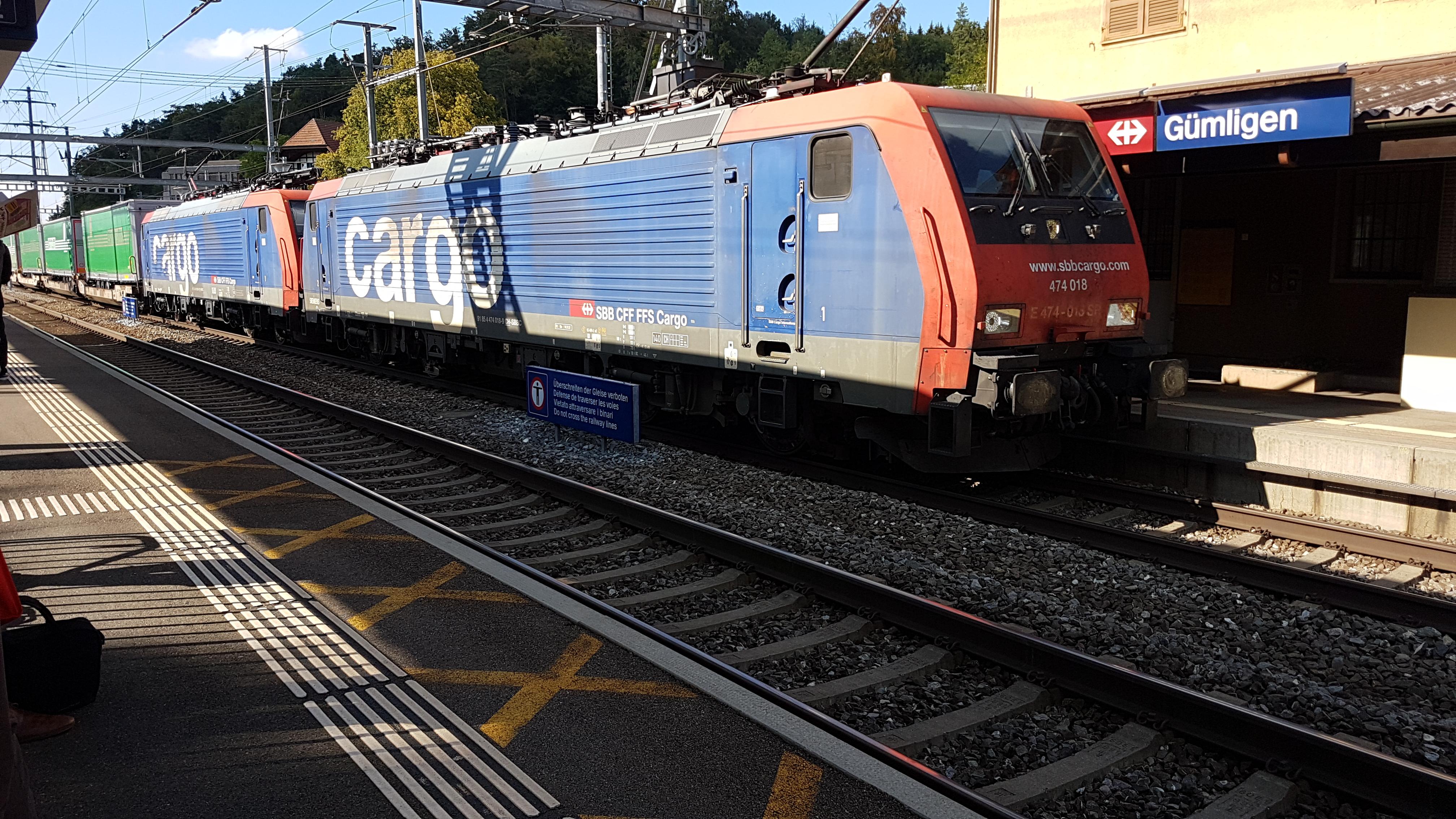 SBB Cargo Train near Bern | Scrolller