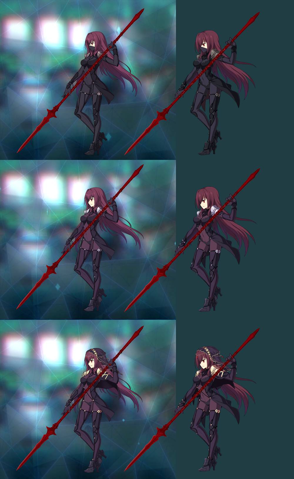 Scathach's new and improved FGO sprite! | Scrolller