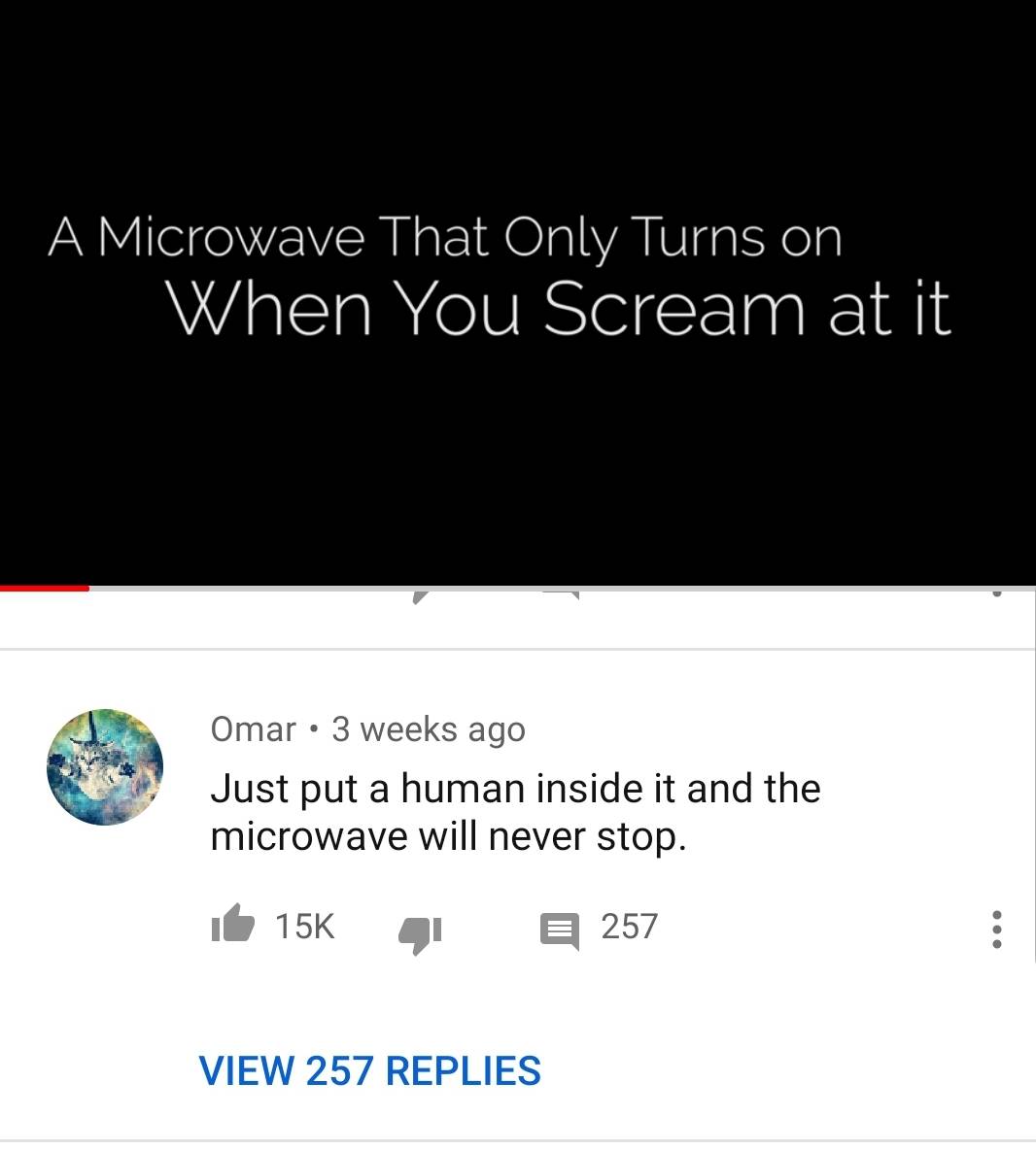 Scream Powered Microwave | Scrolller