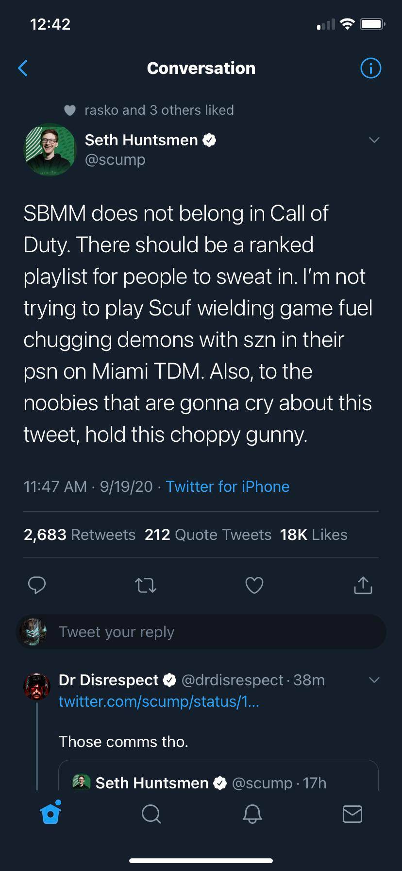 Scump’s thoughts on pubs in Cold War | Scrolller