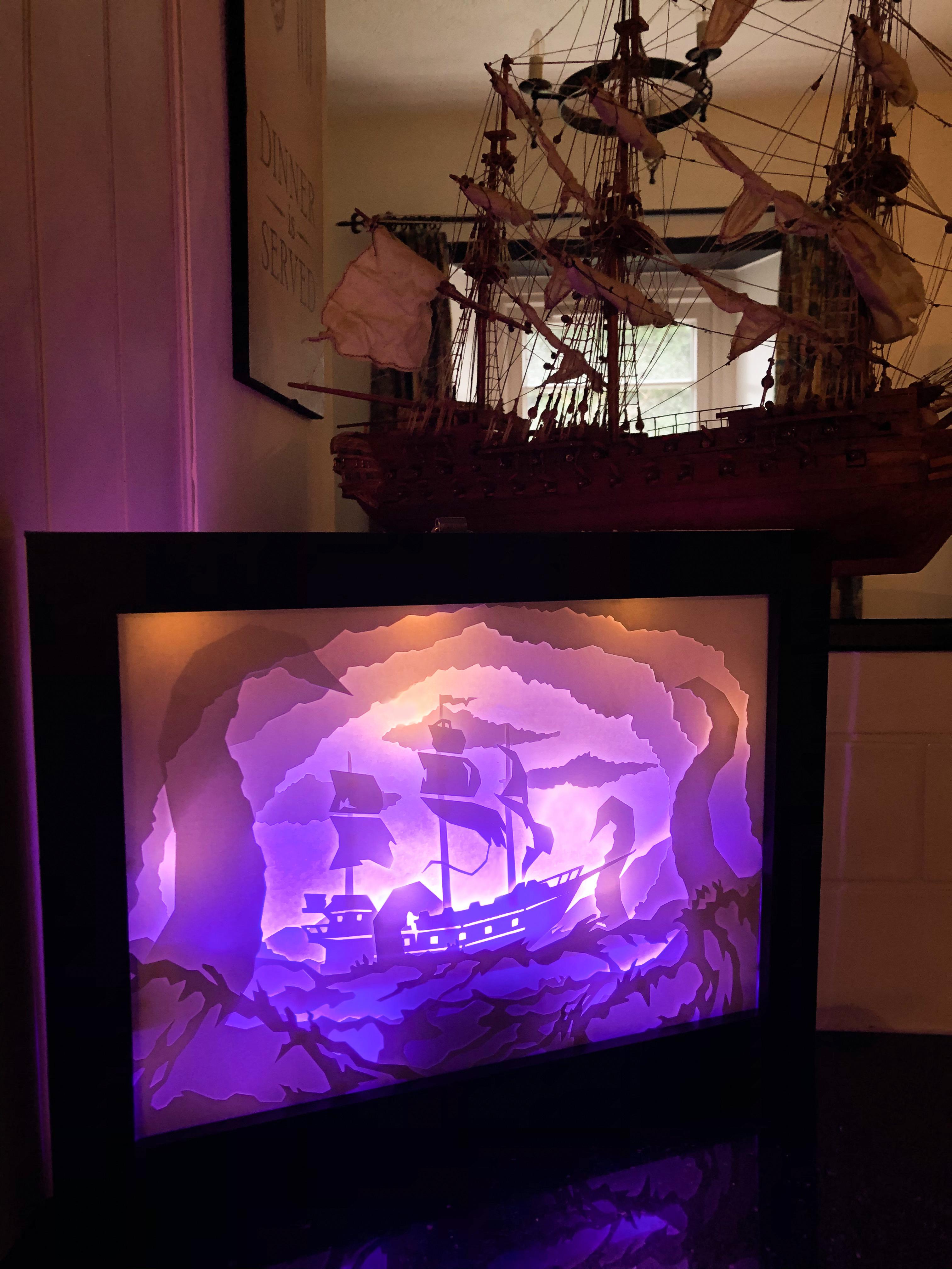 Sea of Thieves inspired light-art that I create! | Scrolller