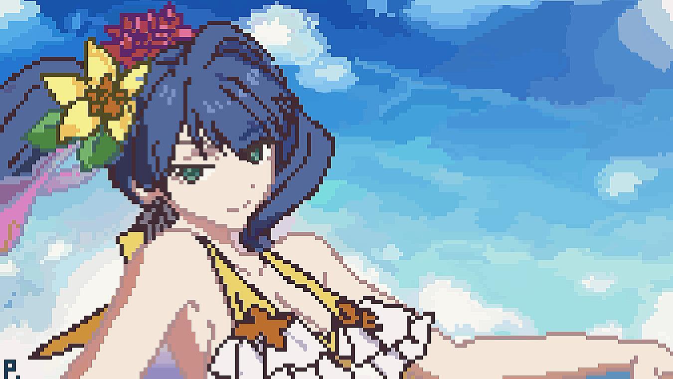 Seaside Bellona Pixel Art [OC] | Scrolller