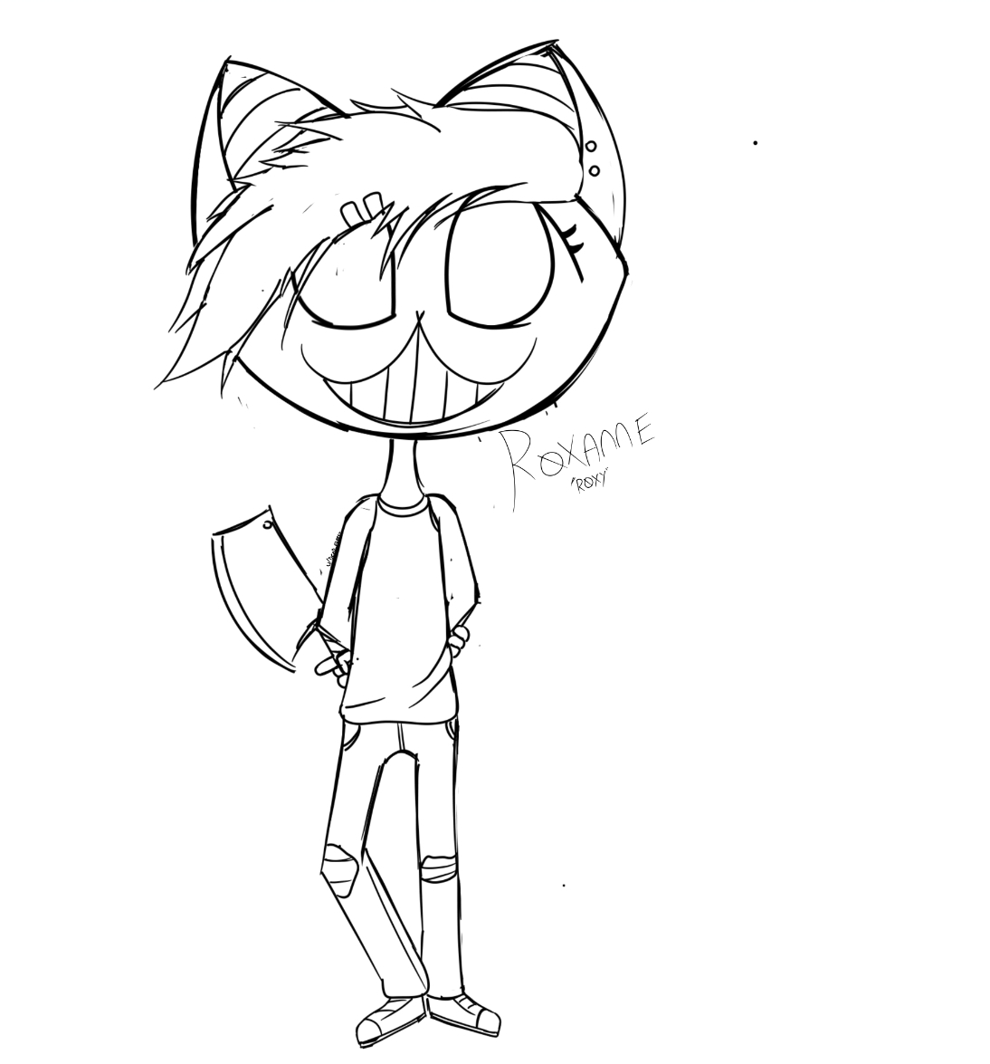 Second fursona wip, Roxanne "Roxy" | Scrolller