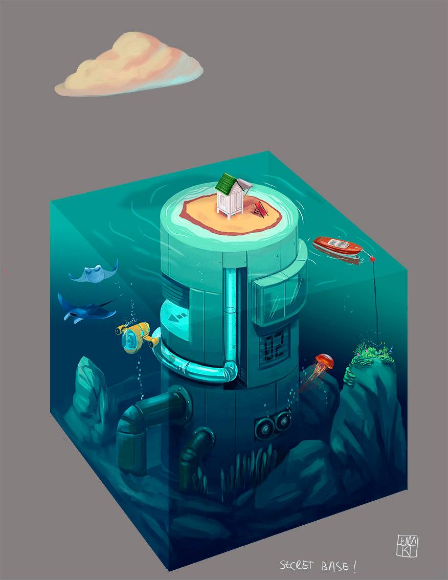 Secret Base by Thomas Gibault | Scrolller