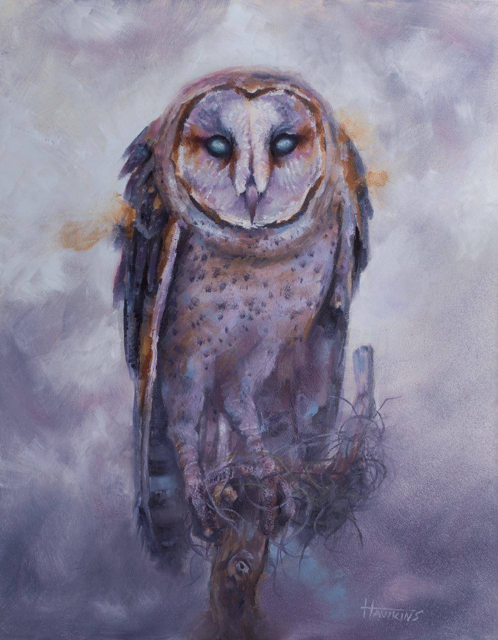 Seeing In Darkness, Me, oil on panel, 2020 | Scrolller