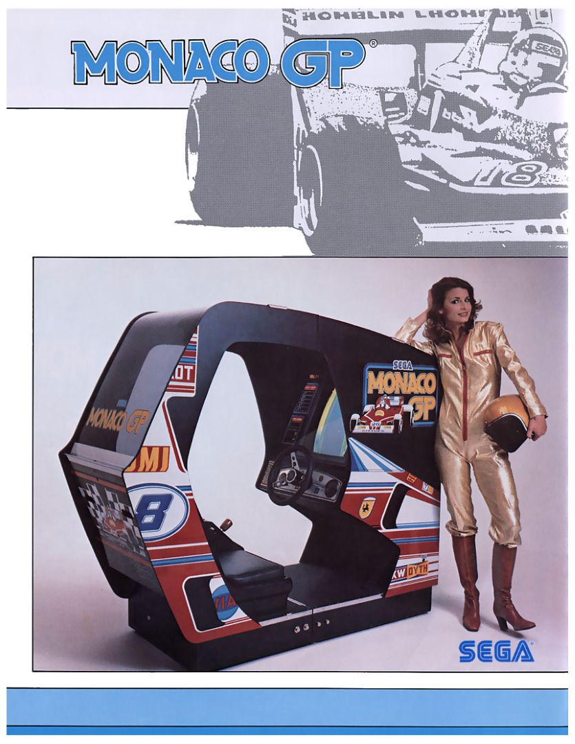 SEGA Monaco GP Arcade Game, 1979 | Scrolller