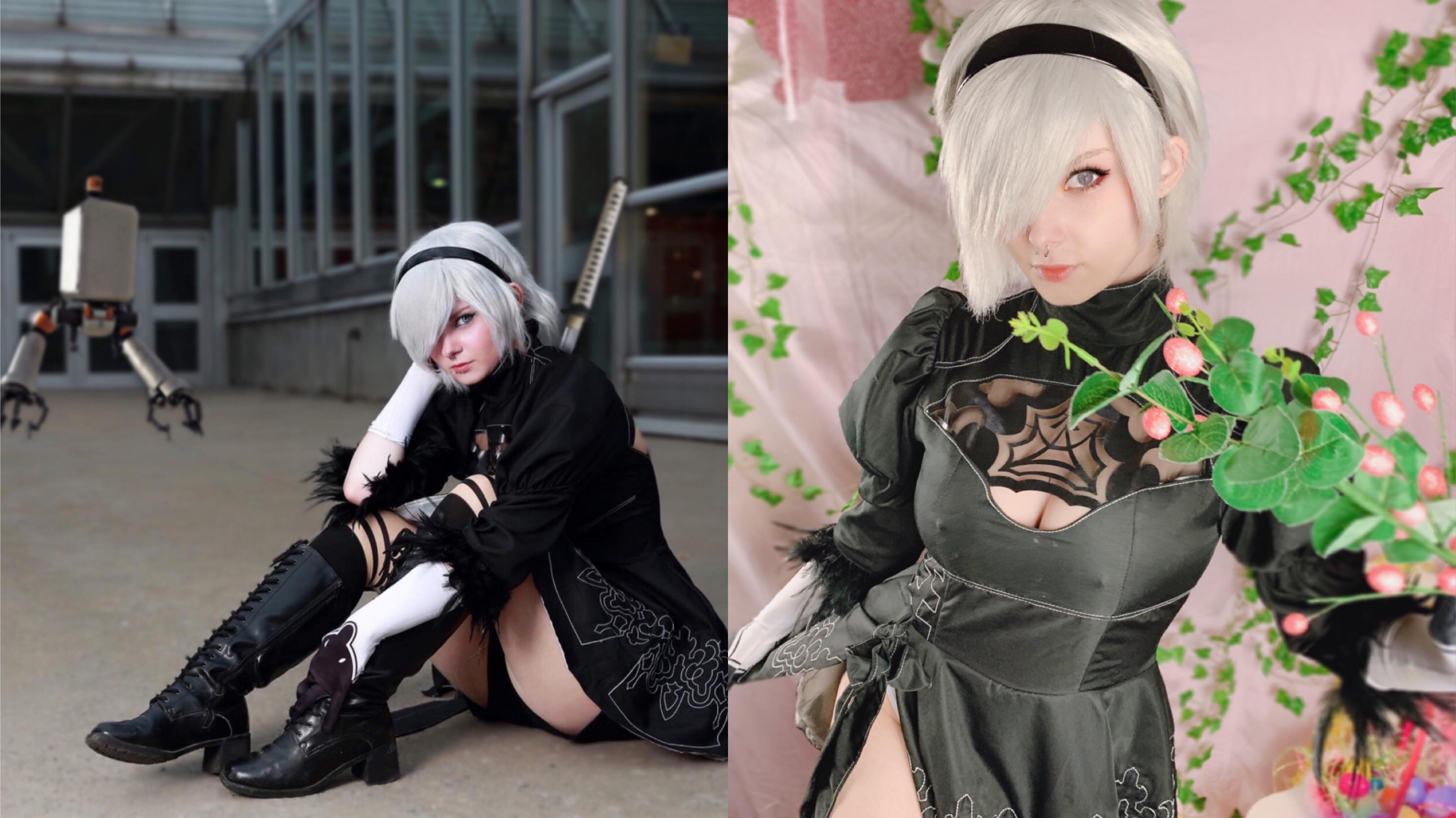 [self] 2B Nips Poking From Nier: Automata By Azukichwan | Scrolller