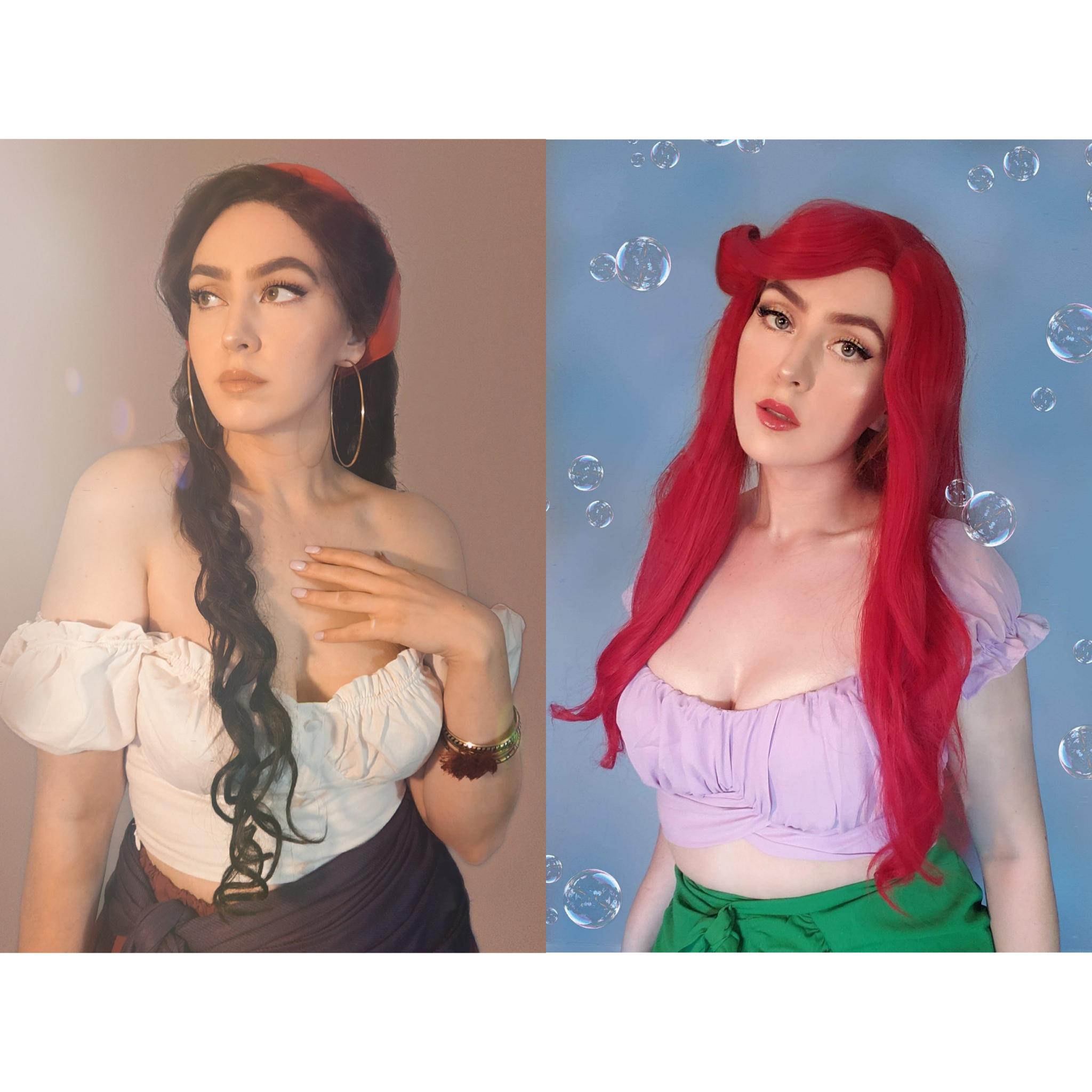 [Self] closet cosplays of Esmeralda and Ariel! | Scrolller