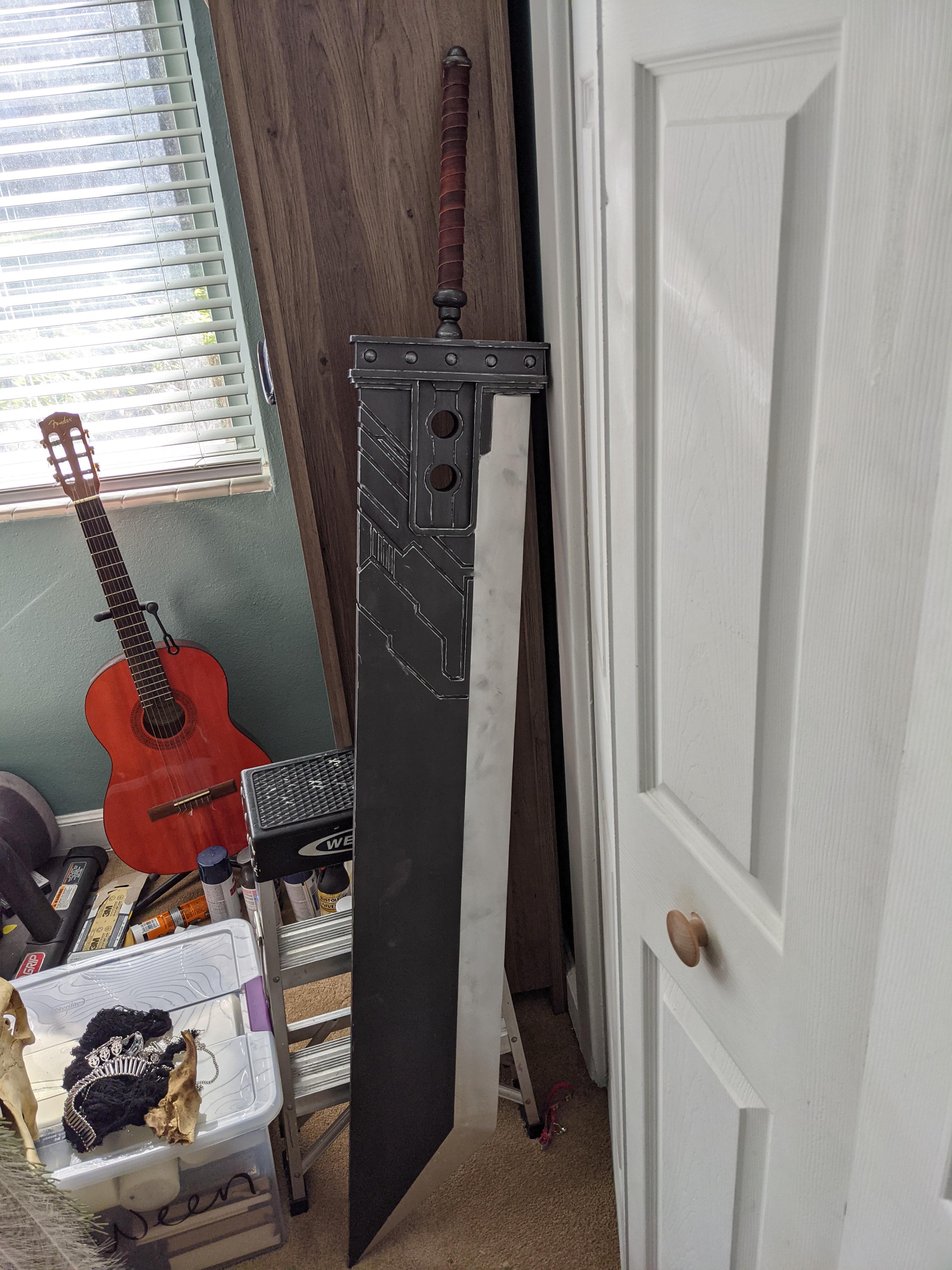 [Self] Finally finished my buster sword. Full cosplay coming soon ...