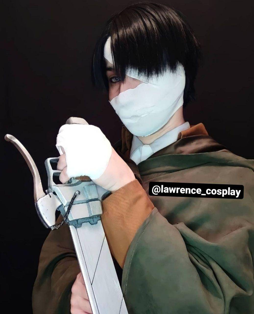 [self]my levi ackerman with bandages cosplay | Scrolller
