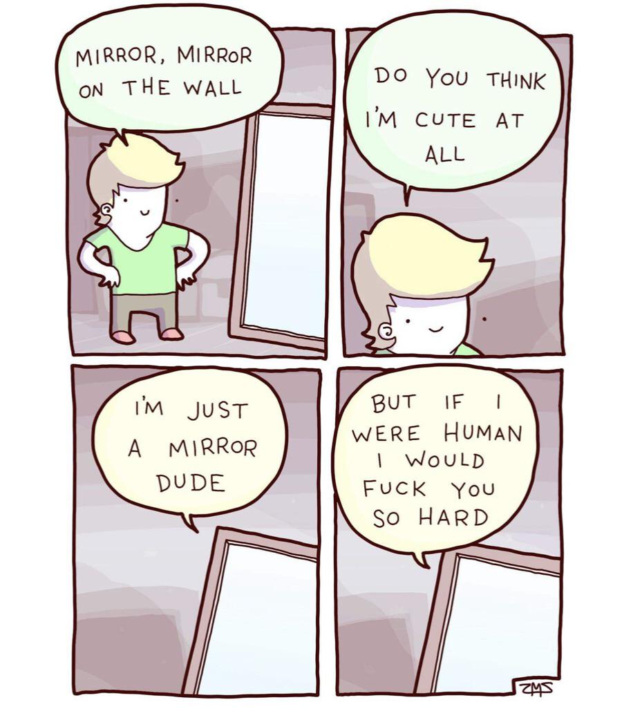 Self reflection | Scrolller