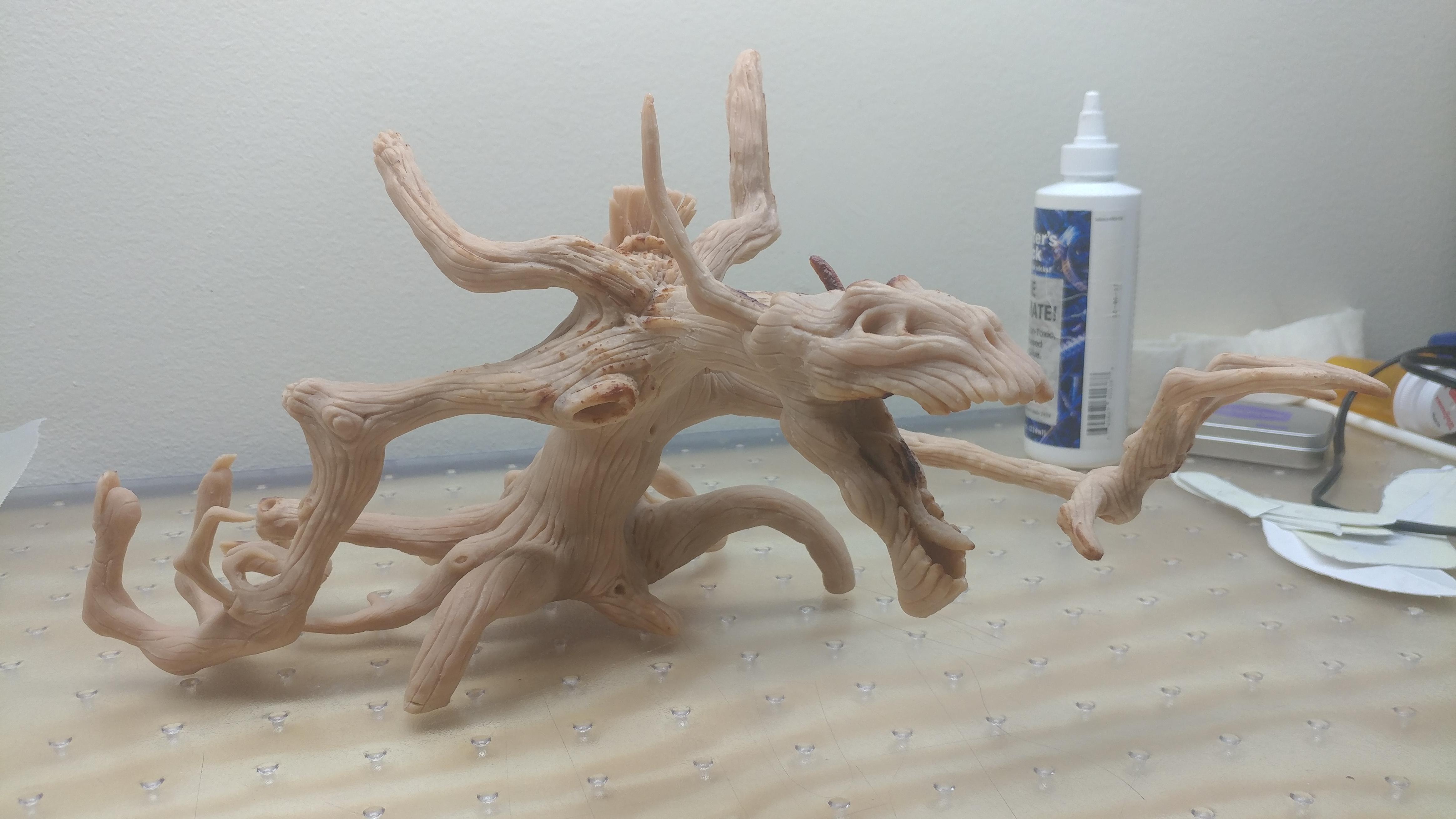 [self] Tree Creature. Another older sculpture. | Scrolller